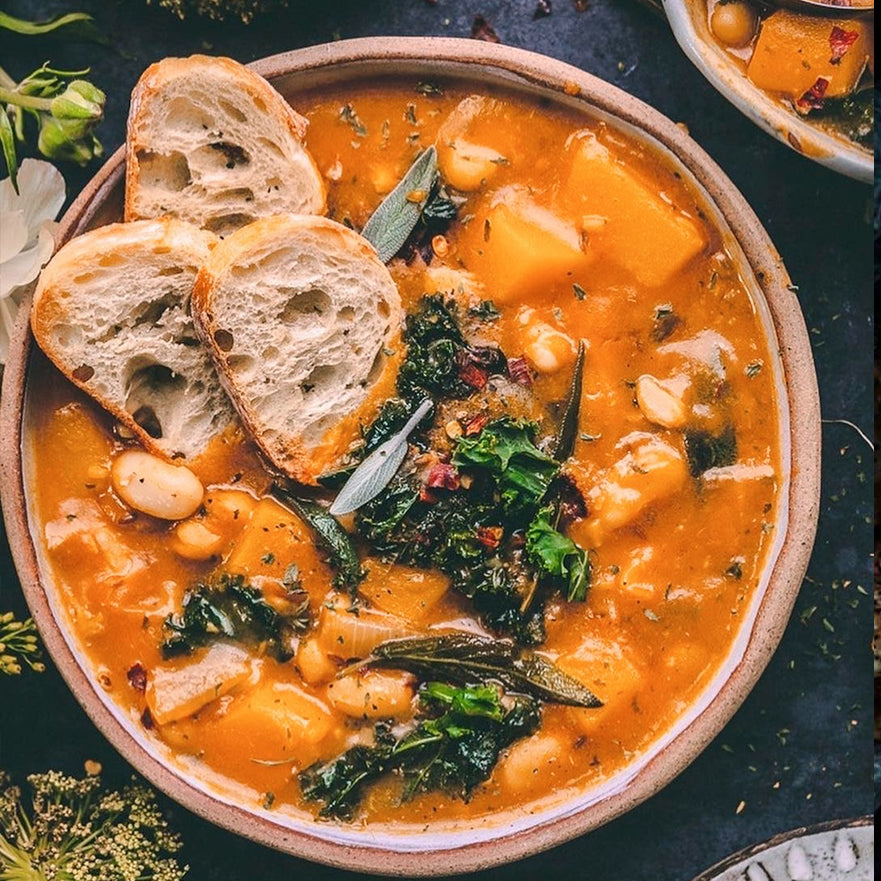 Golden Goodness Pumpkin Soup – Long Lunch Linen