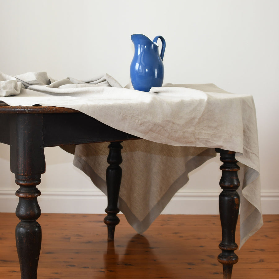 Long Lunch Linen - French Linen Tablecloths and French Linen Napkins