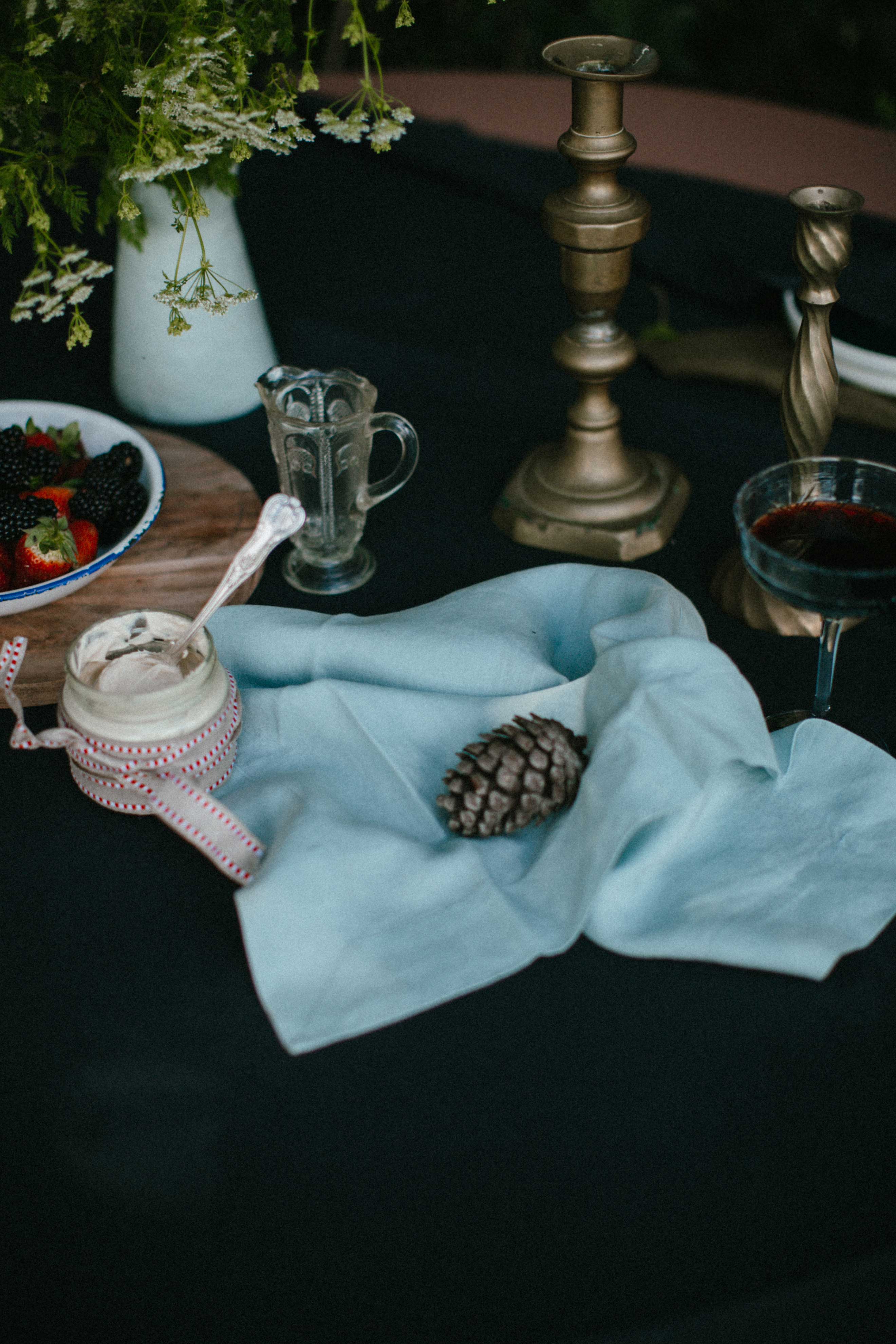 Best Selling Duck Egg Blue French Linen Napkins and Tablecloths – Long ...